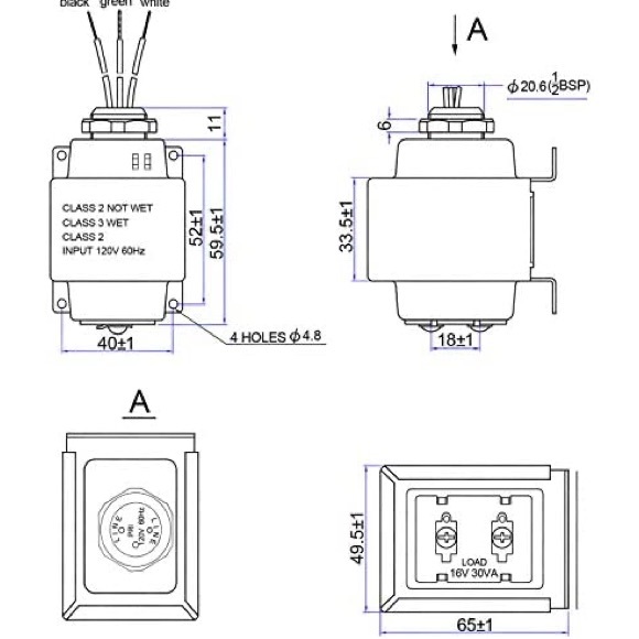 Other | Doorbell Transformer Ring Video Doorbell Pro 16v 3va Hardwired ...
